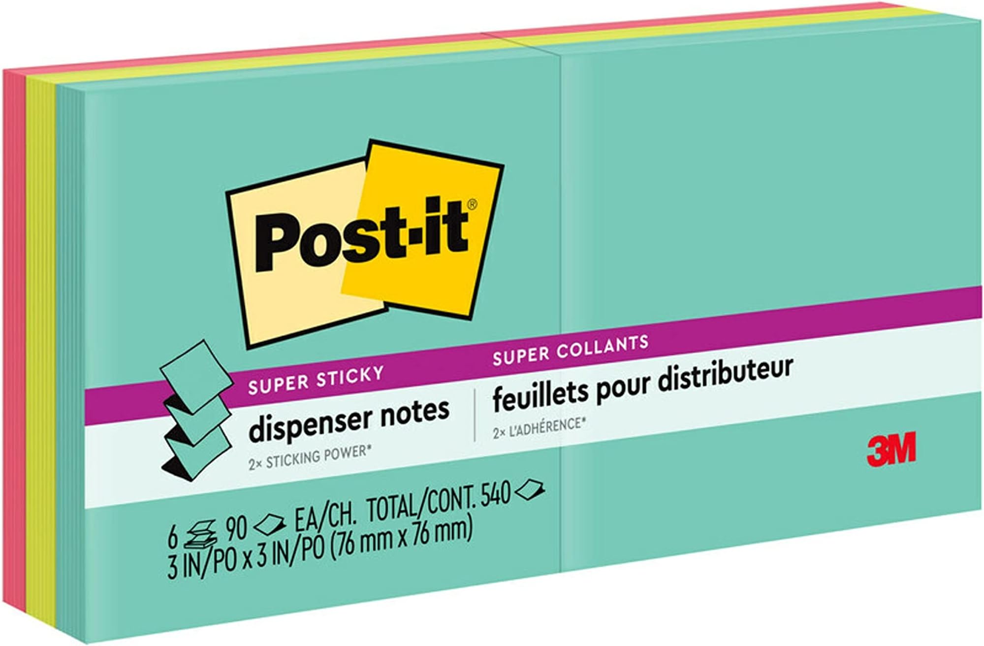 Amazon.com: Post-it Pop-up Notes R330AP - POP-UP REFILLS, 3 X 3, THREE ...