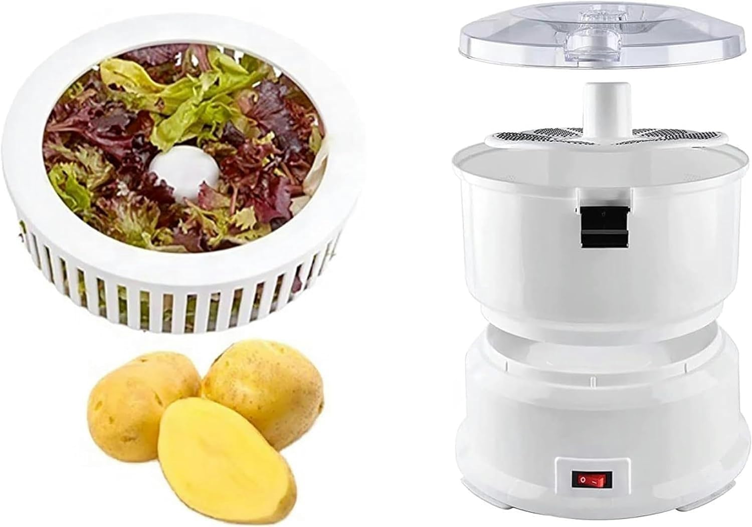 Amazon.com: Wzglod Electric Potato Peeler Automatic Rapid Rotating ...