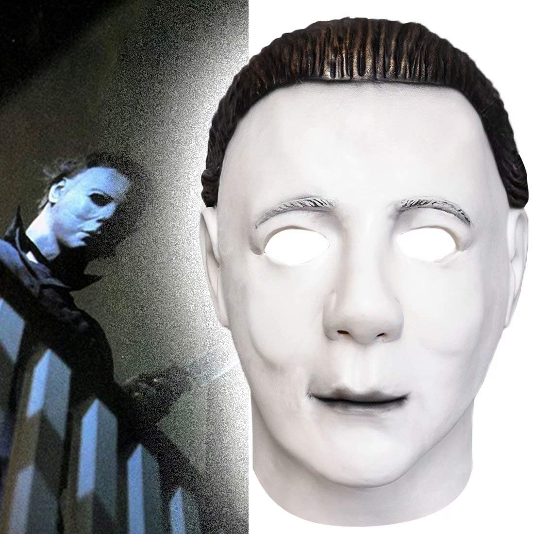Led Light Up Michael Myers Mask Halloween Murderer Killer Creepy ...