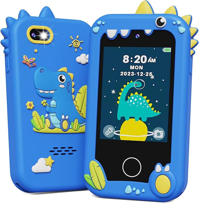 Amazon.com: KOKODI Kids Smart Phone Toys, Touchscreen HD Dual Camera ...