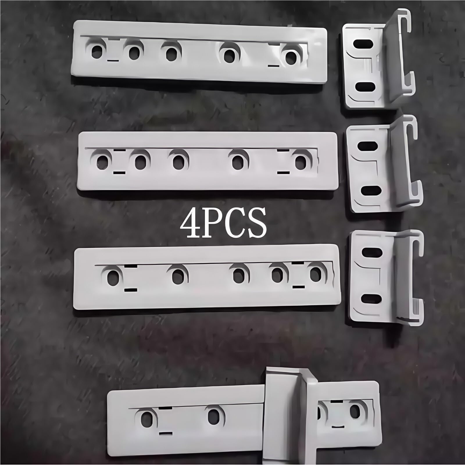Snapklik.com : 4Set Integrated Fridge Door Plastic Mounting Bracket ...