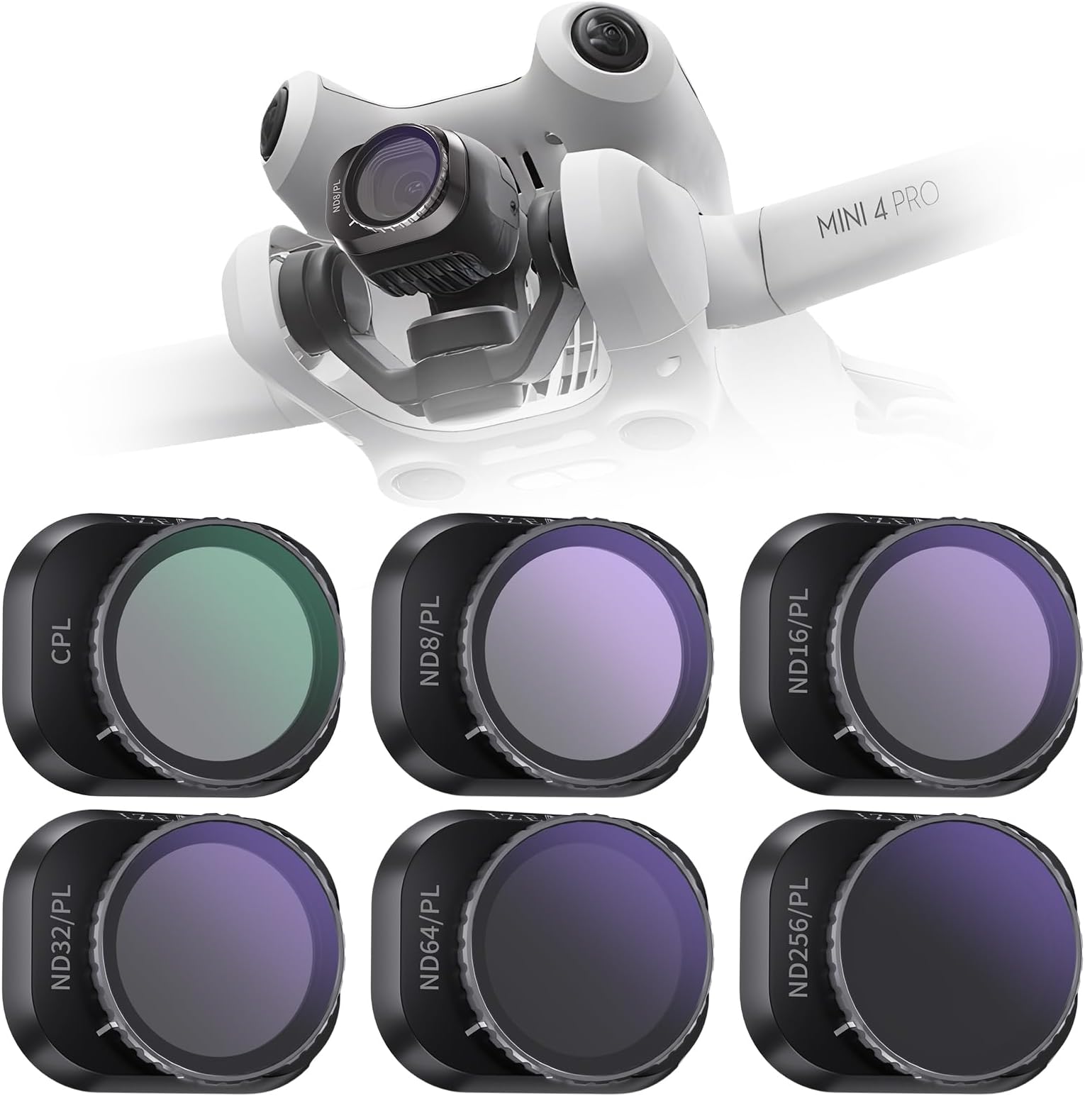 Amazon.com : IZEAFH ND Filters Set for DJI Mini 4 Pro Accessories 6 ...