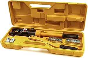 HBM 12 ton Hydraulic Crimping Tool 16-300 mm2 : Amazon.co.uk ...