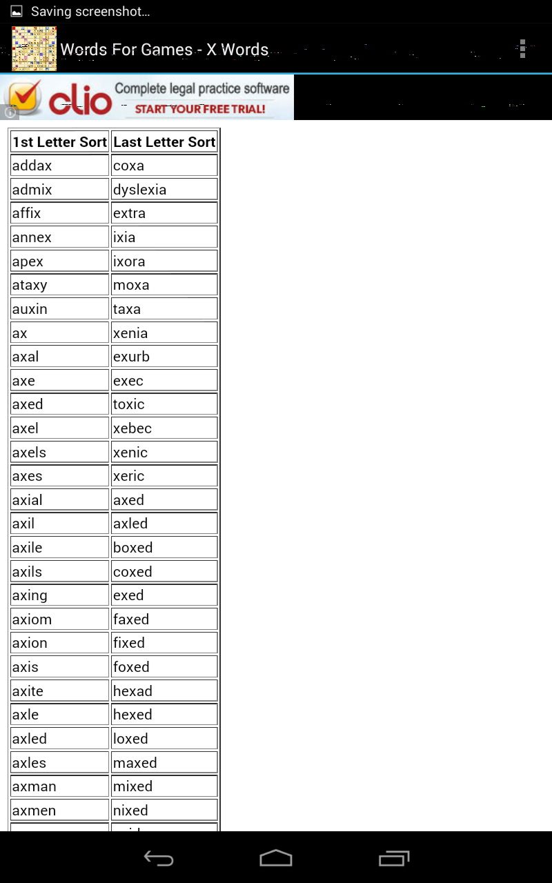 Words For Games - X Words - App on Amazon Appstore