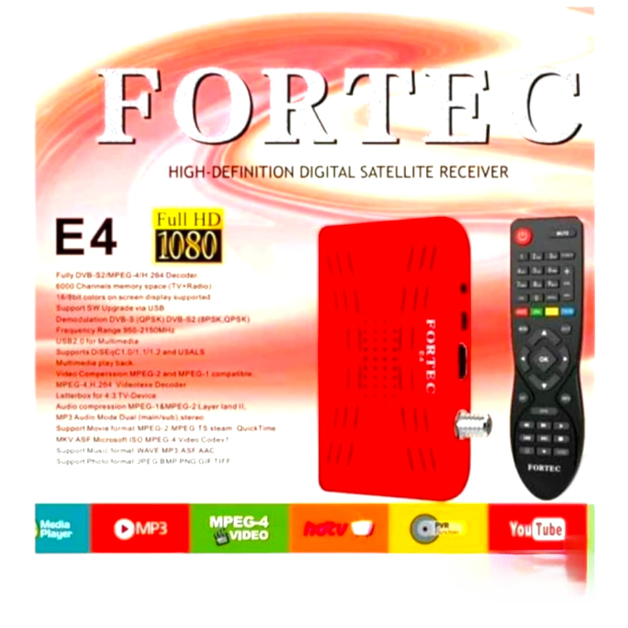 Fortec E4 Live Ducky 1506 Wireless Bluetooth TV Remote Control 1GB RAM ...
