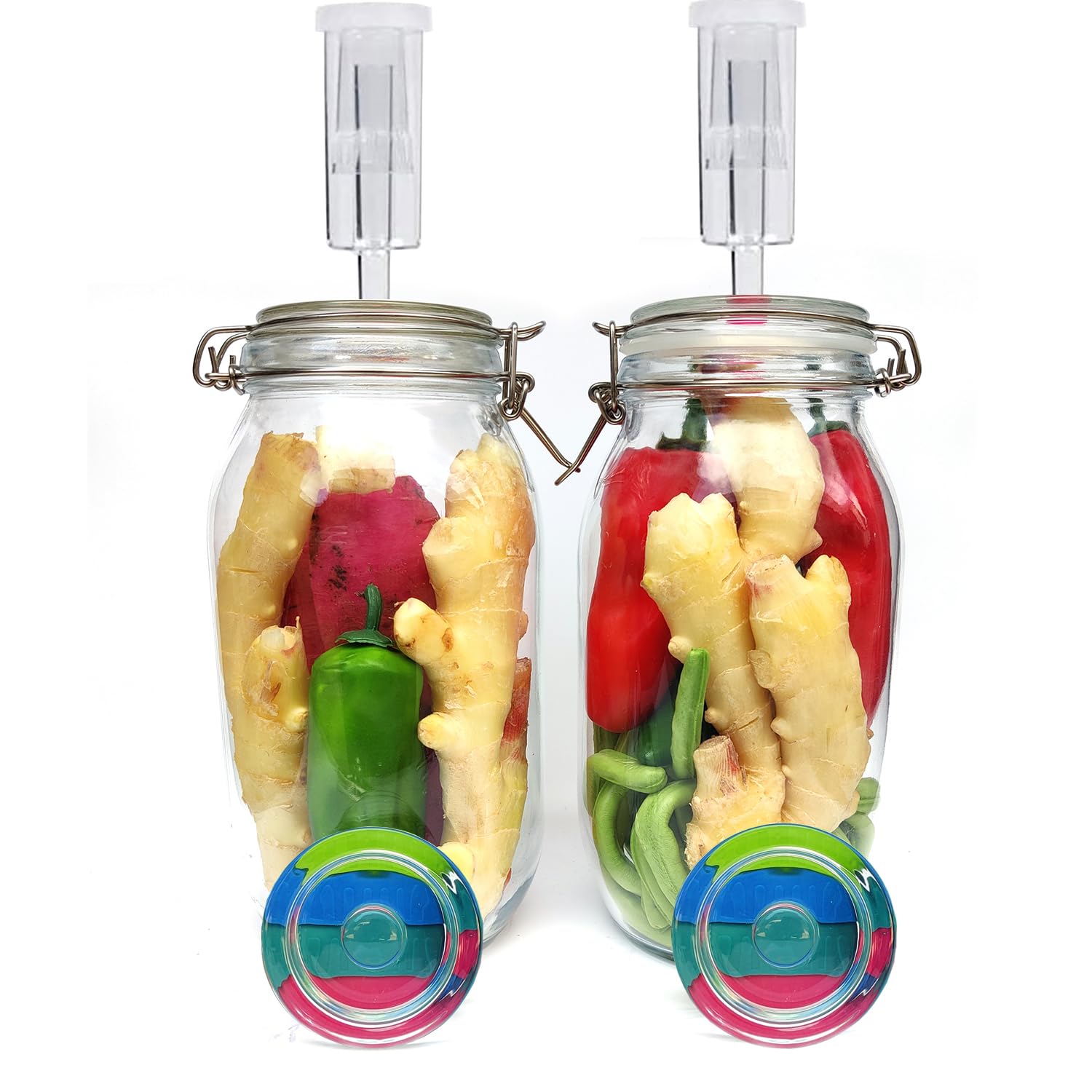 Amazon.com: YOBNKU Fermentation Jar 2 Pack Fermentation kit with ...