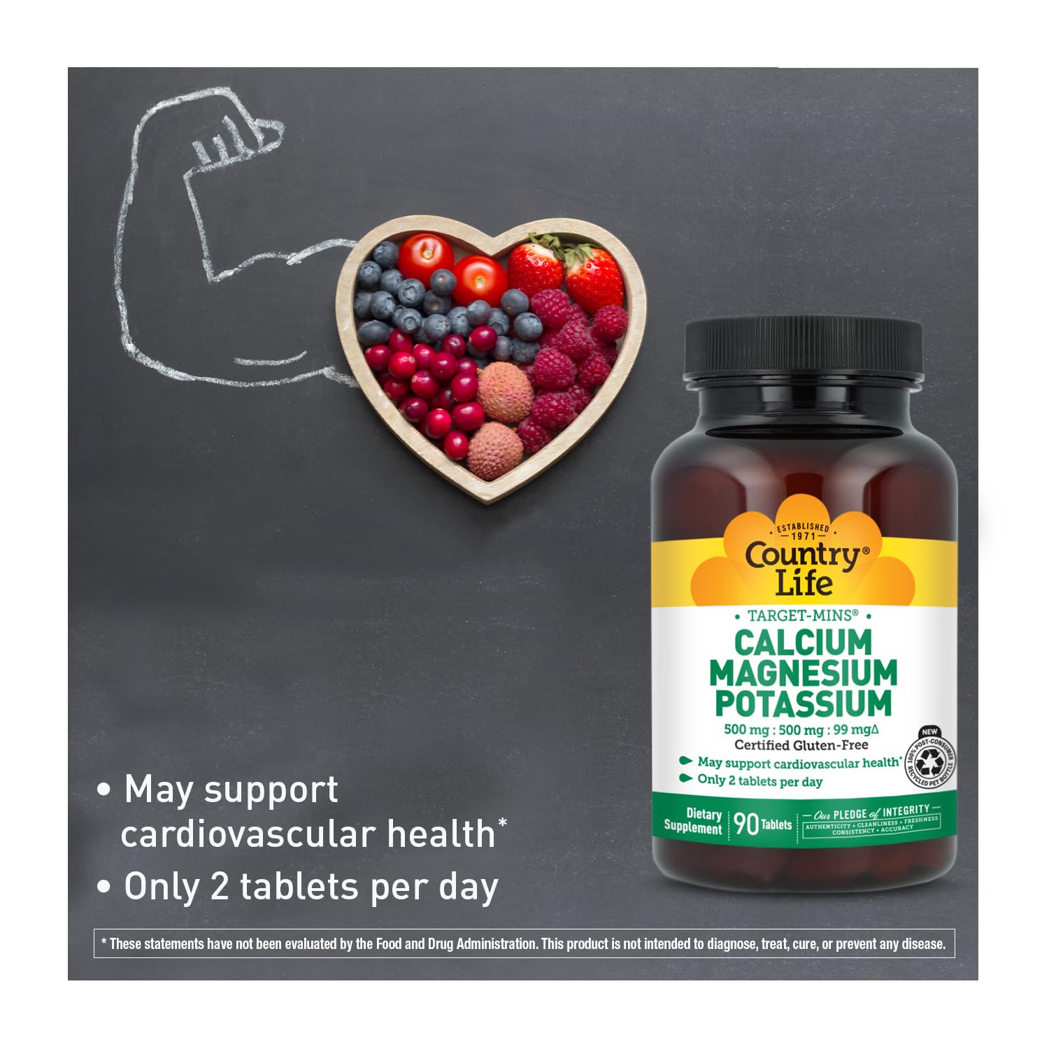 Snapklik.com : Country Life Target Mins - Calcium Magnesium Potassium