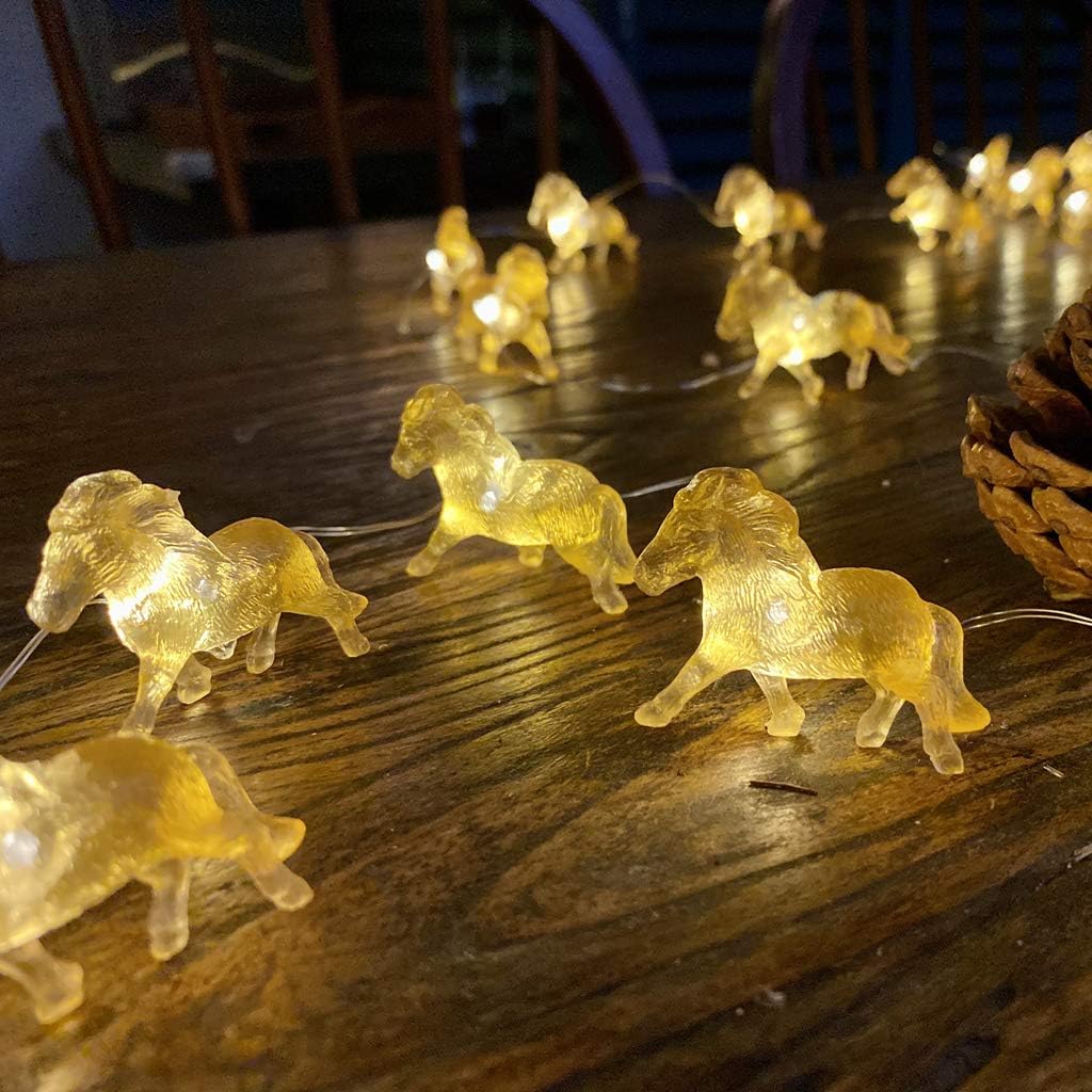 Amazon.com: Horse Gifts for Girls Fairy String Lights, Novelty ...