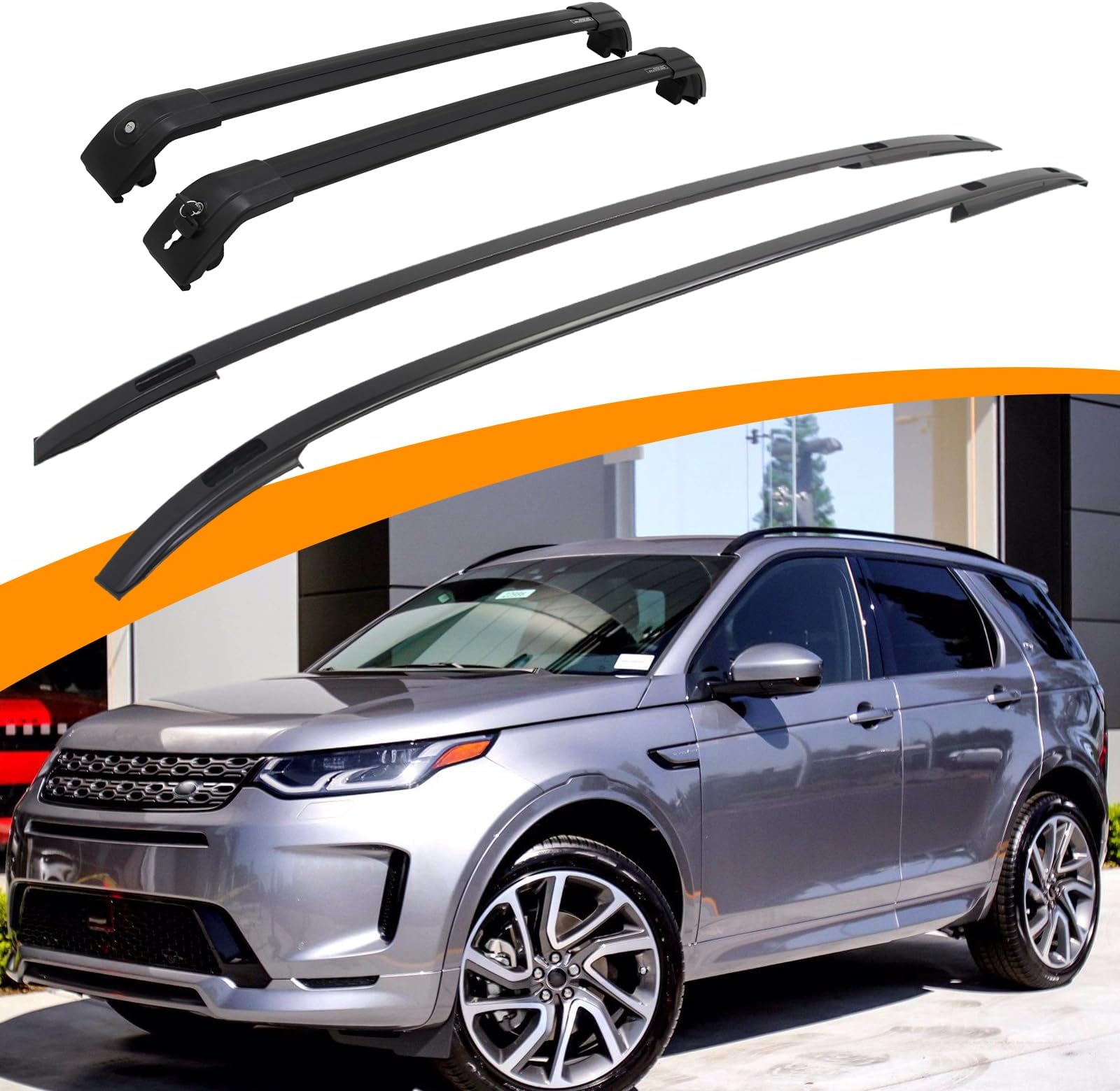 Amazon.com: Snailfly 4PCS Roof Rack Cross Bars Fit for Land Rover ...