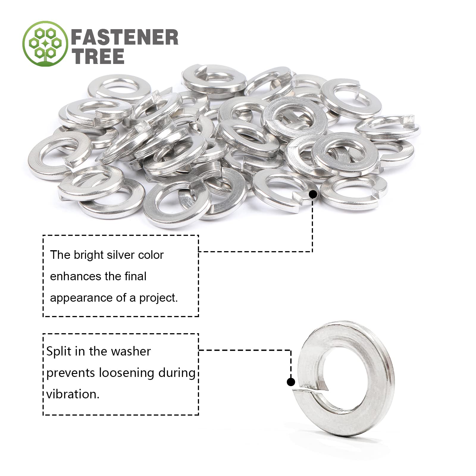 Snapklik.com : FASTENER TREE 1/4 Spring Lock Washers