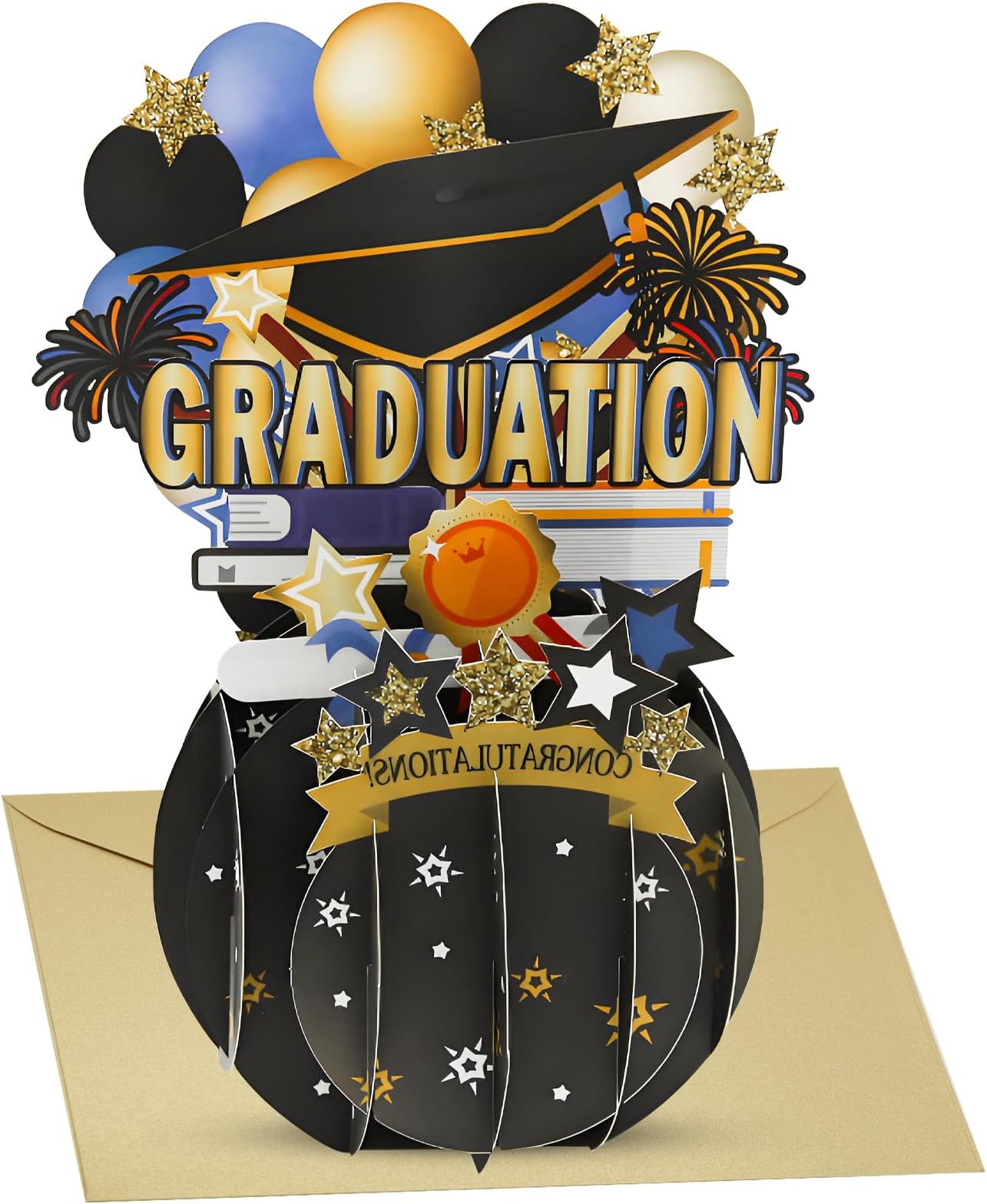 Amazon.com: HINGTAI 2025 Pop-Up Graduation Card, Exquisite Lovely 3D ...