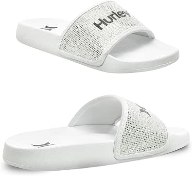 Amazon.com | Hurley Naia Slides for Girls- Comfortable Slip-On Kids ...