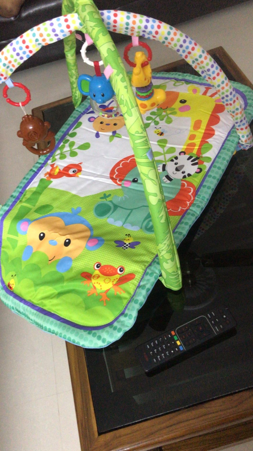 BAYBEE 2 in 1 Cotton Play Gym Mat for Babies, New Born Baby Playing ...