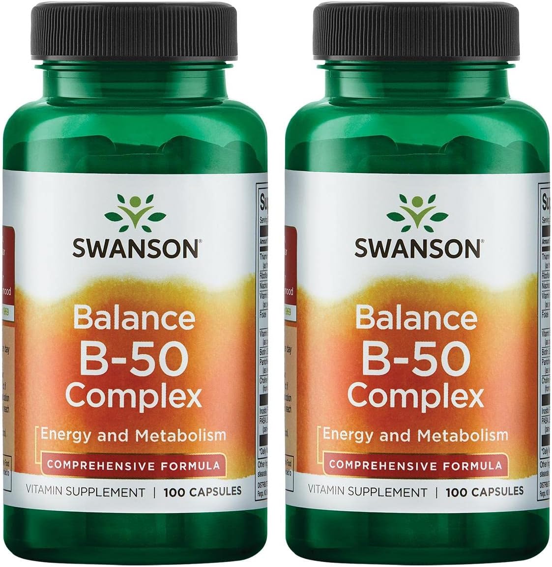 Amazon.com: Swanson B-50 Complex - Vitamin Supplement Promoting Energy ...