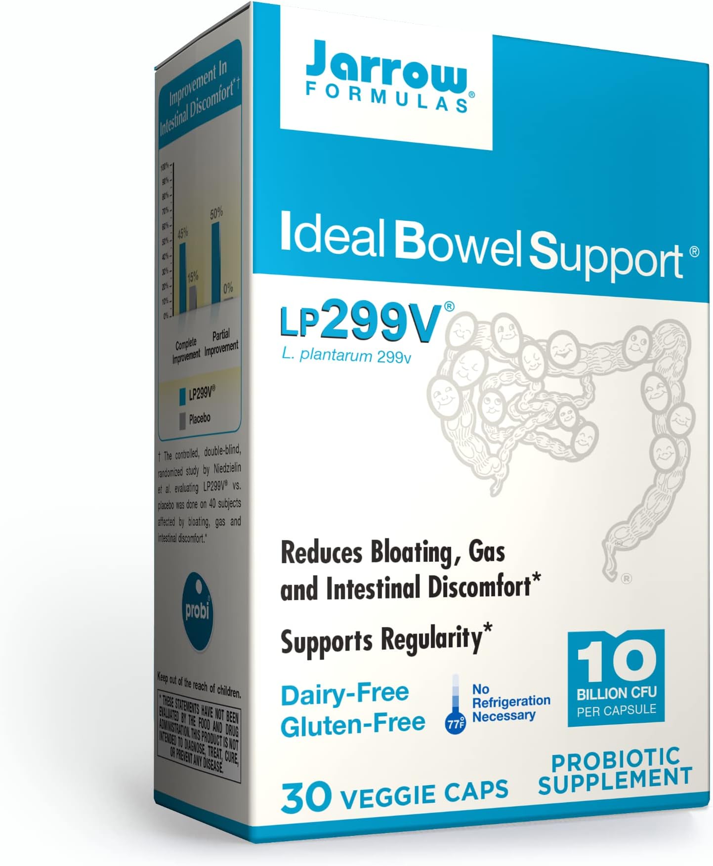 Amazon.com: Jarrow Formulas Ideal Bowel Support - 10 Billion CFU Per ...