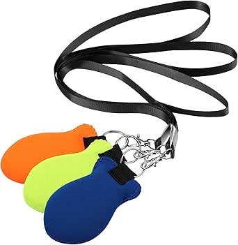 Amazon.com: 6 Pcs Floating Neoprene Boat Keychain Practical Waterproof ...