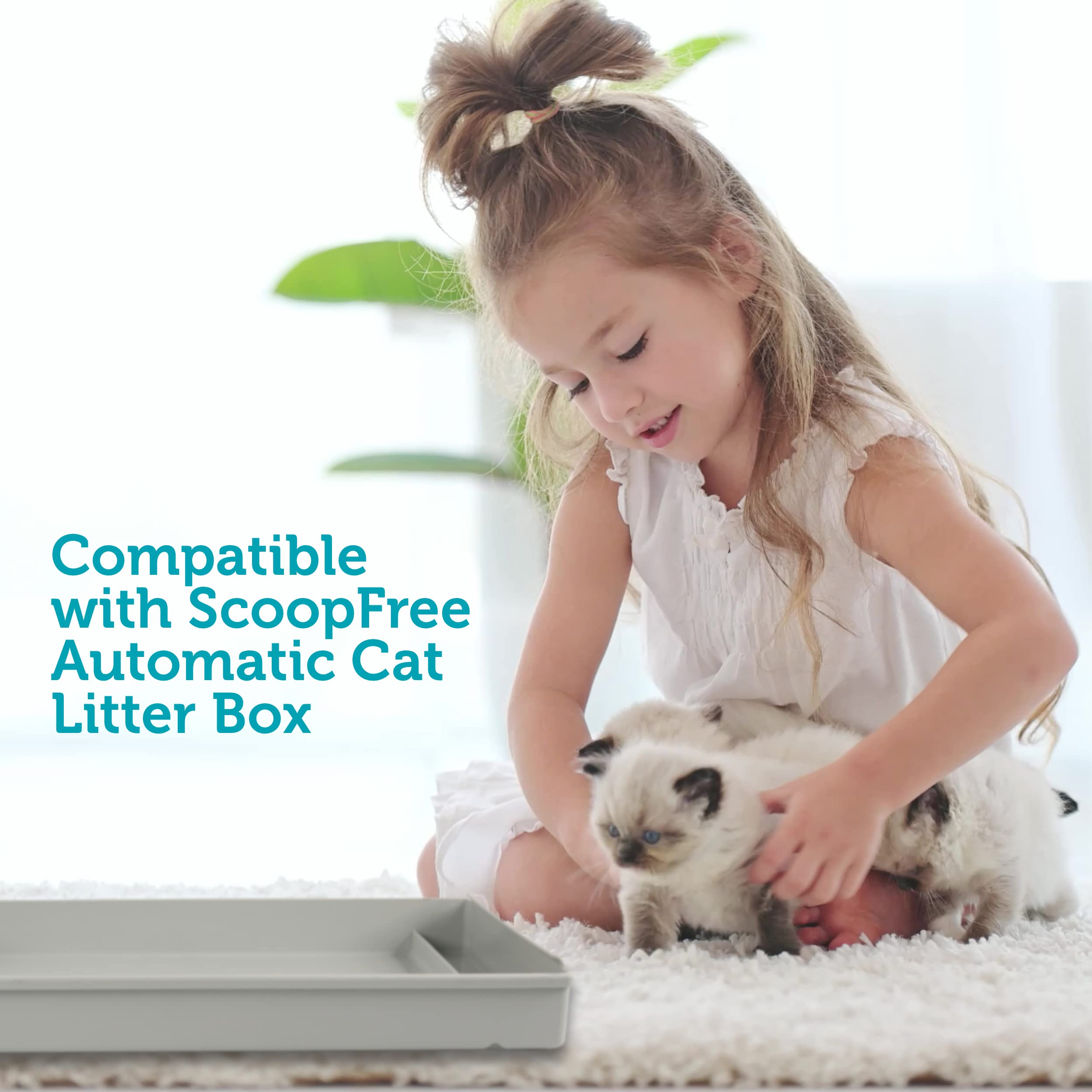 TonGass Reusable Self-Cleaning Cat Litter Box Tray Refills with 4.5 LB ...