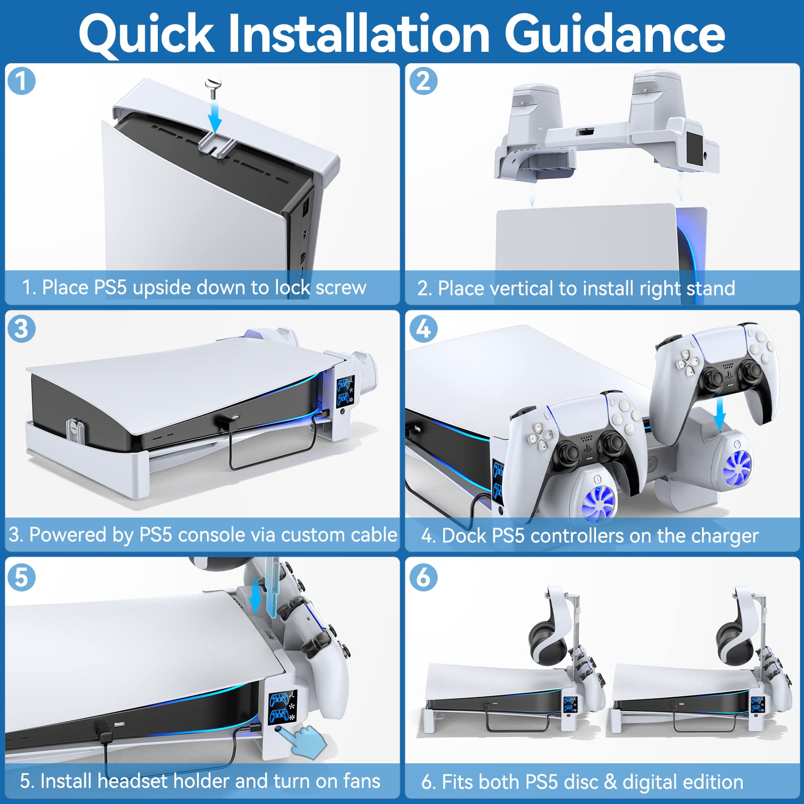 Snapklik.com : PS5 Horizontal Stand