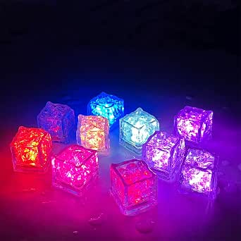 Amazon.com: LED Ice Cubes Lights for Drinks, 12/24/48 Pack Multi Color ...