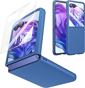 Amazon.com: Foluu Slim Fit Case for Motorola Razr+ (Plus) 2024, with Front Built-in Screen ...