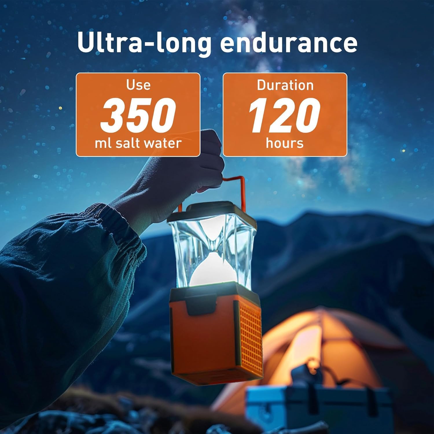 Snapklik.com : Salt Water Camping Lamp, Outdoor Lanterns Camping ...