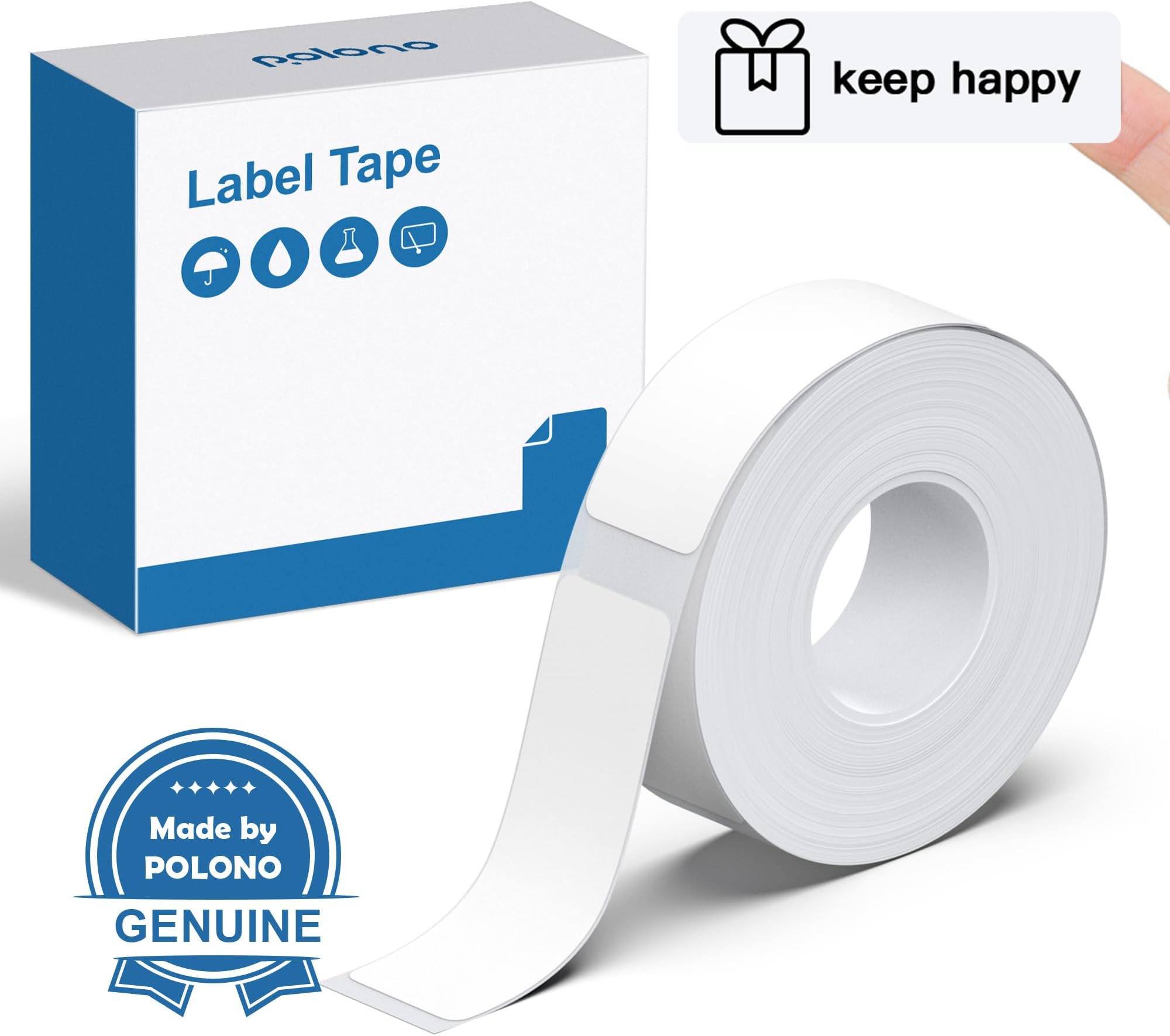 Amazon.com: POLONO Genuine P31S Label Maker Tape, Adapted Label Print ...