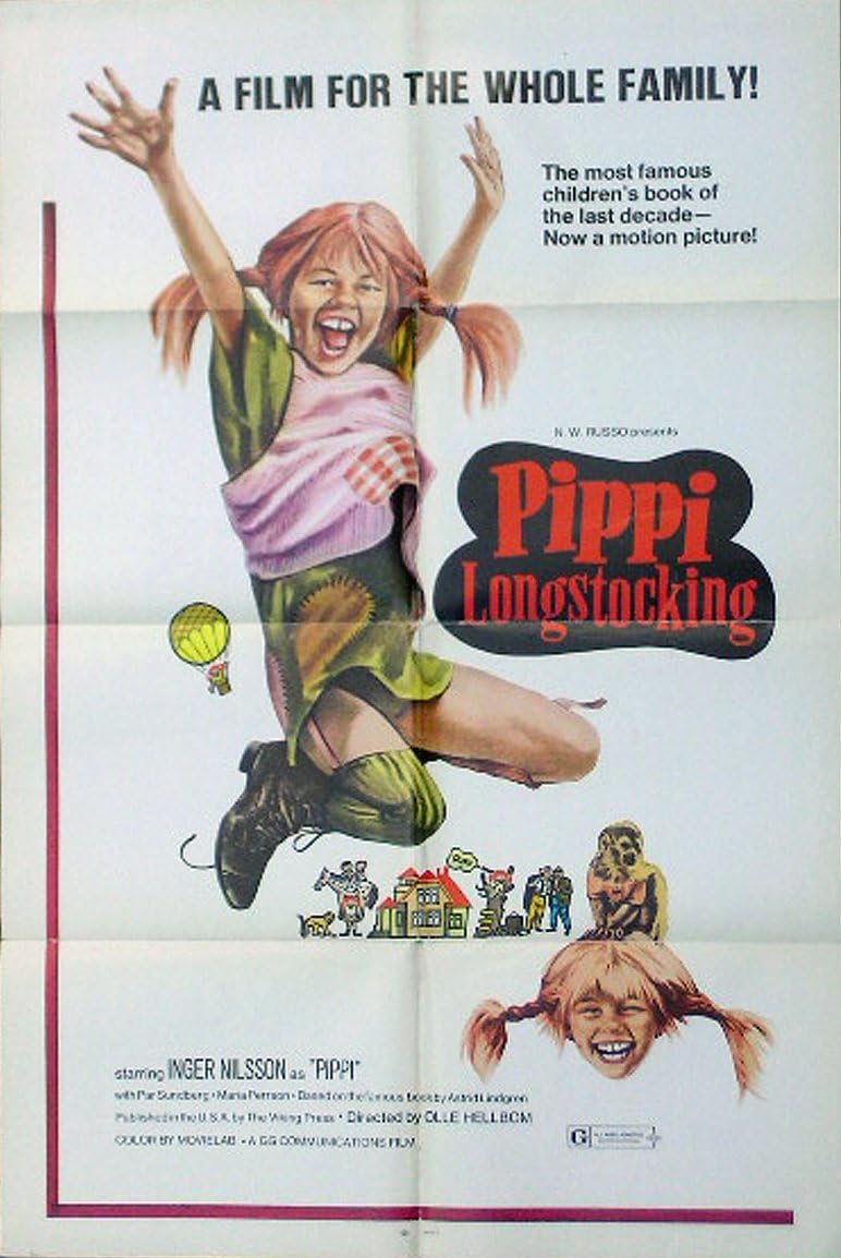Pippi Longstocking 1969 Authentic, Original family favorite 27x41 One ...