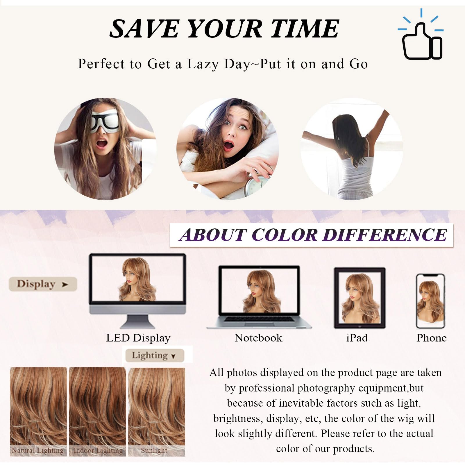 Snapklik.com : LEOSA Kinky Curly Wigs For Black Women Head Wrap Wigs 2 ...