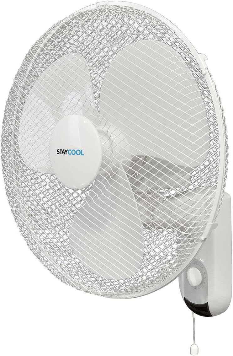 Amazon.com: A2Z Cooling Wall Fan 3 Speed Settings 90 Degree Oscillation ...