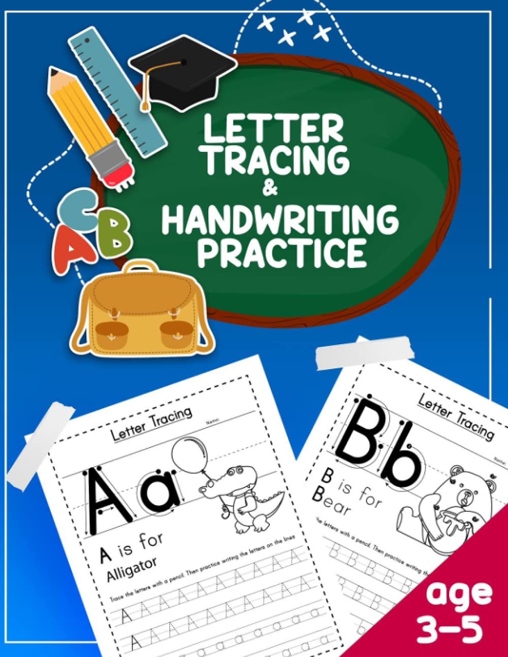Buy Letter Tracing and Handwriting Practice Book: Trace Letters and ...