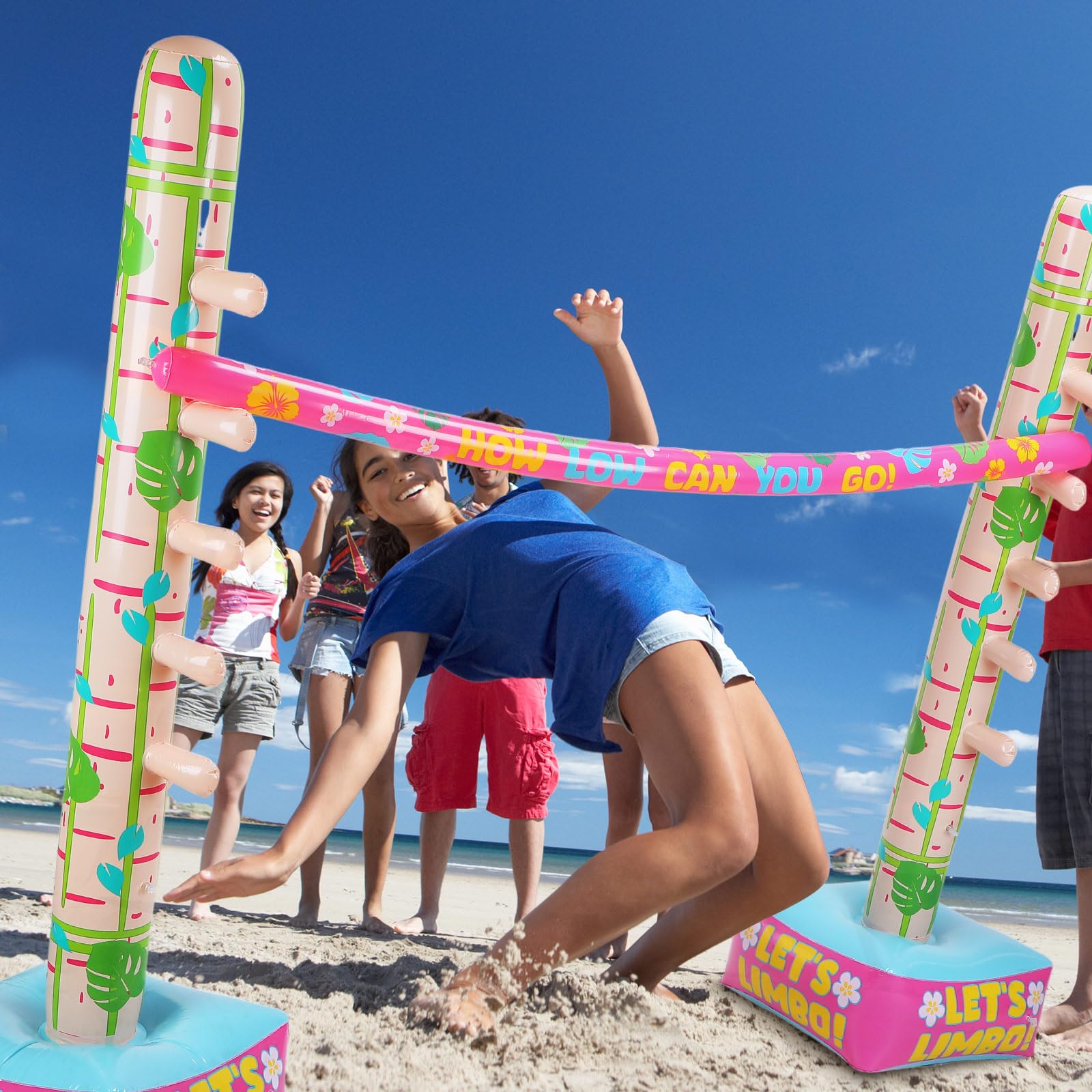 Snapklik.com : Motionchic Summer Inflatable Limbo Game For Adults 59 ...