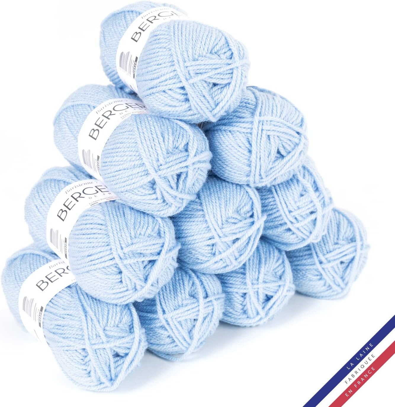 Lot De 10 Pelotes De Laine Pas Cher