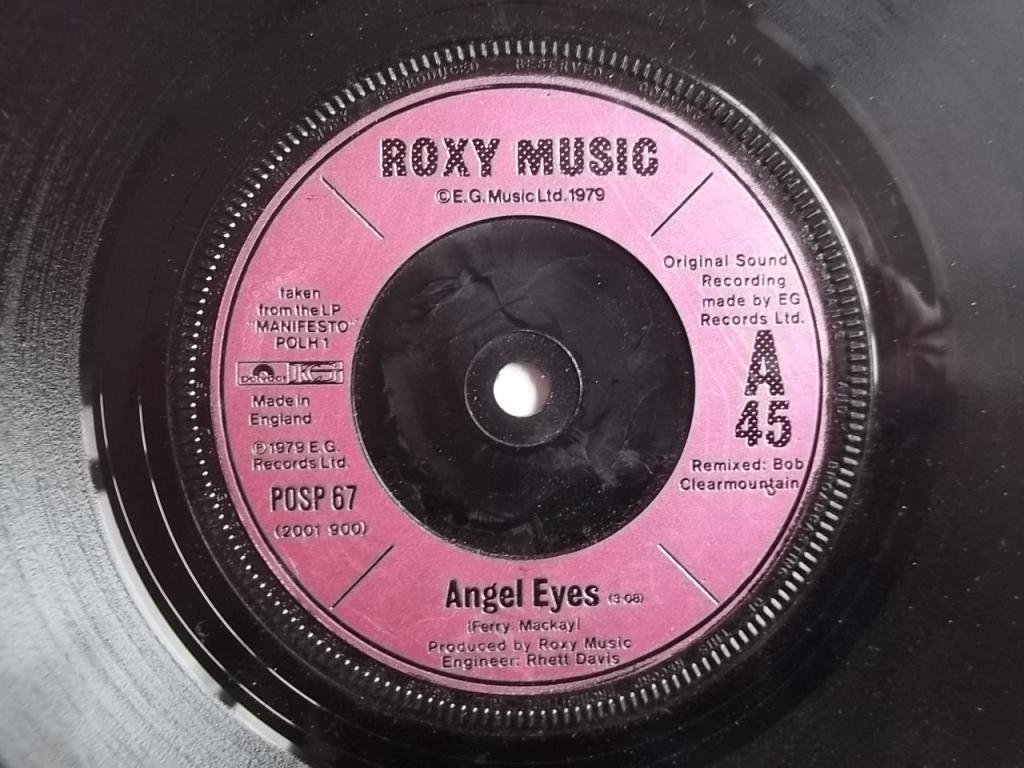 Amazon.com: Roxy Music - Angel Eyes - 7 inch vinyl / 45: CDs & Vinyl