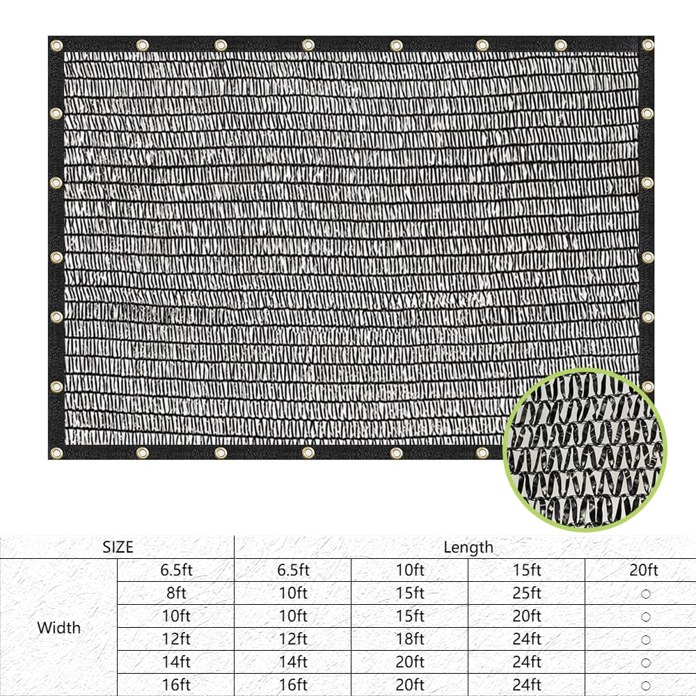 Snapklik.com : POYEE 40% 65ftx15ft Shade Cloth Garden Mesh Sun Shade ...