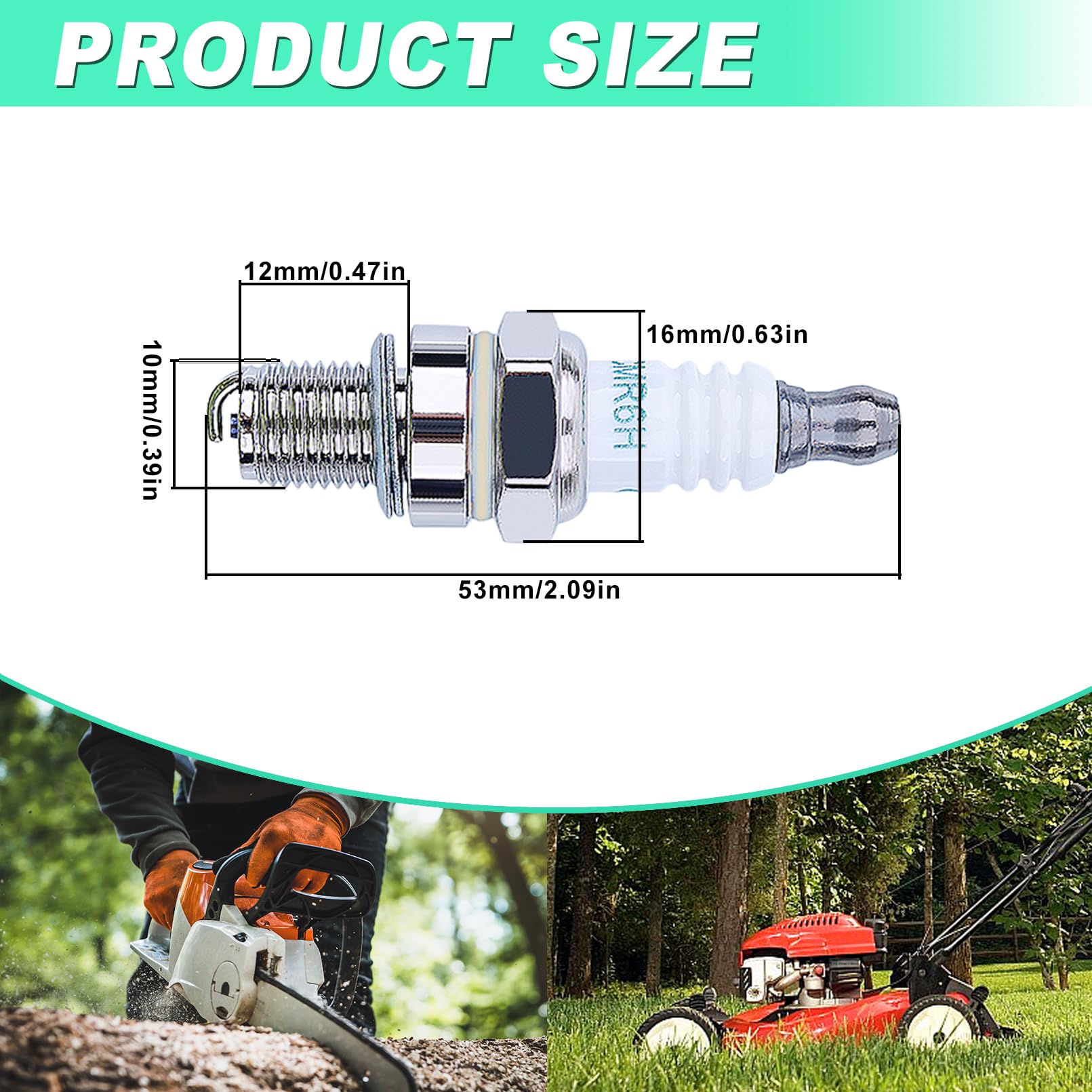 12 Pack Spark Plugs For FS90 BR600 12 Pack s, Spark Plug For Stihl FS40 ...