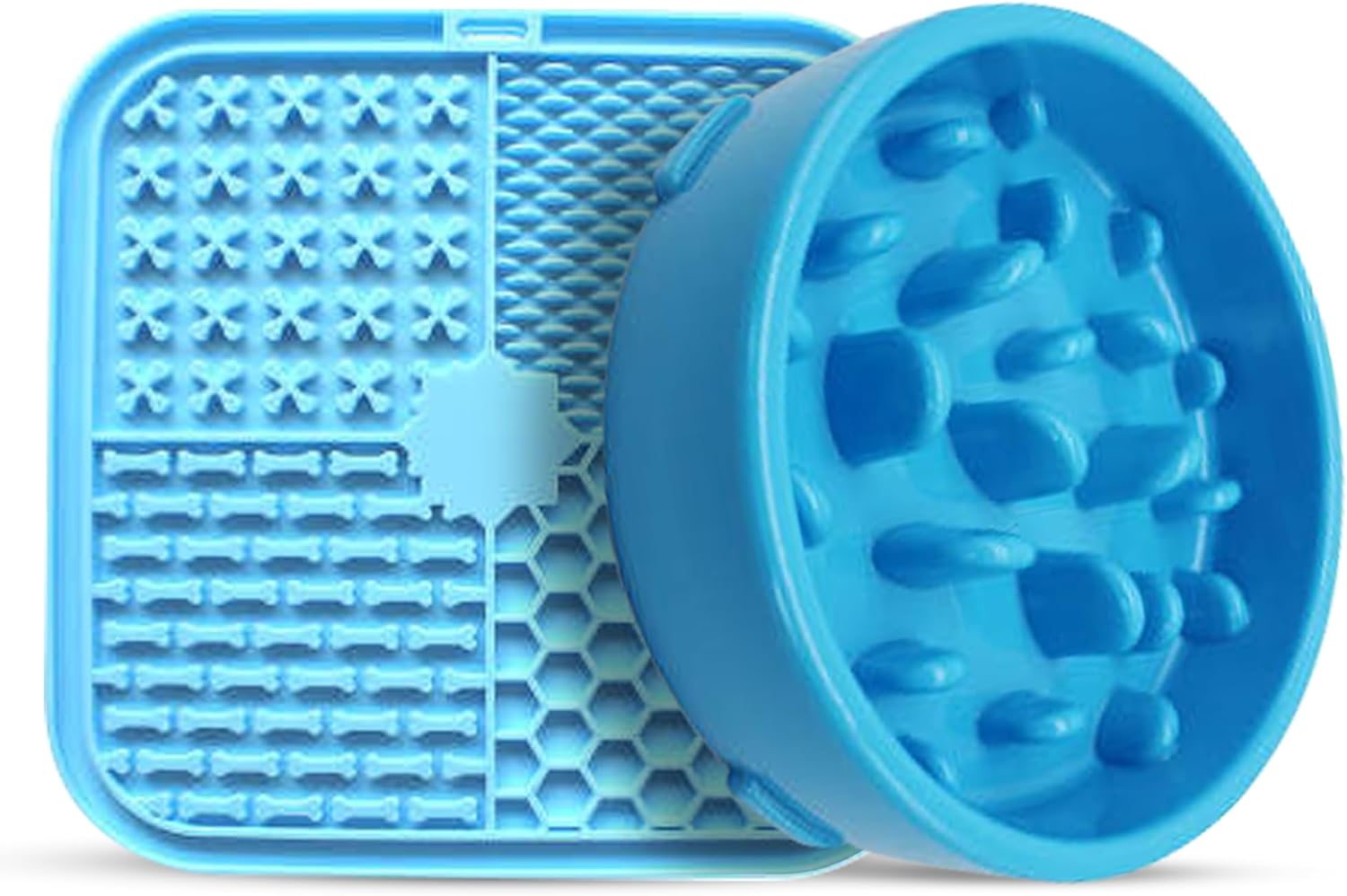 Amazon.com: Slow Feeder and Lick Mat Bundle, Slow Feeder Dog Bowls, BPA ...