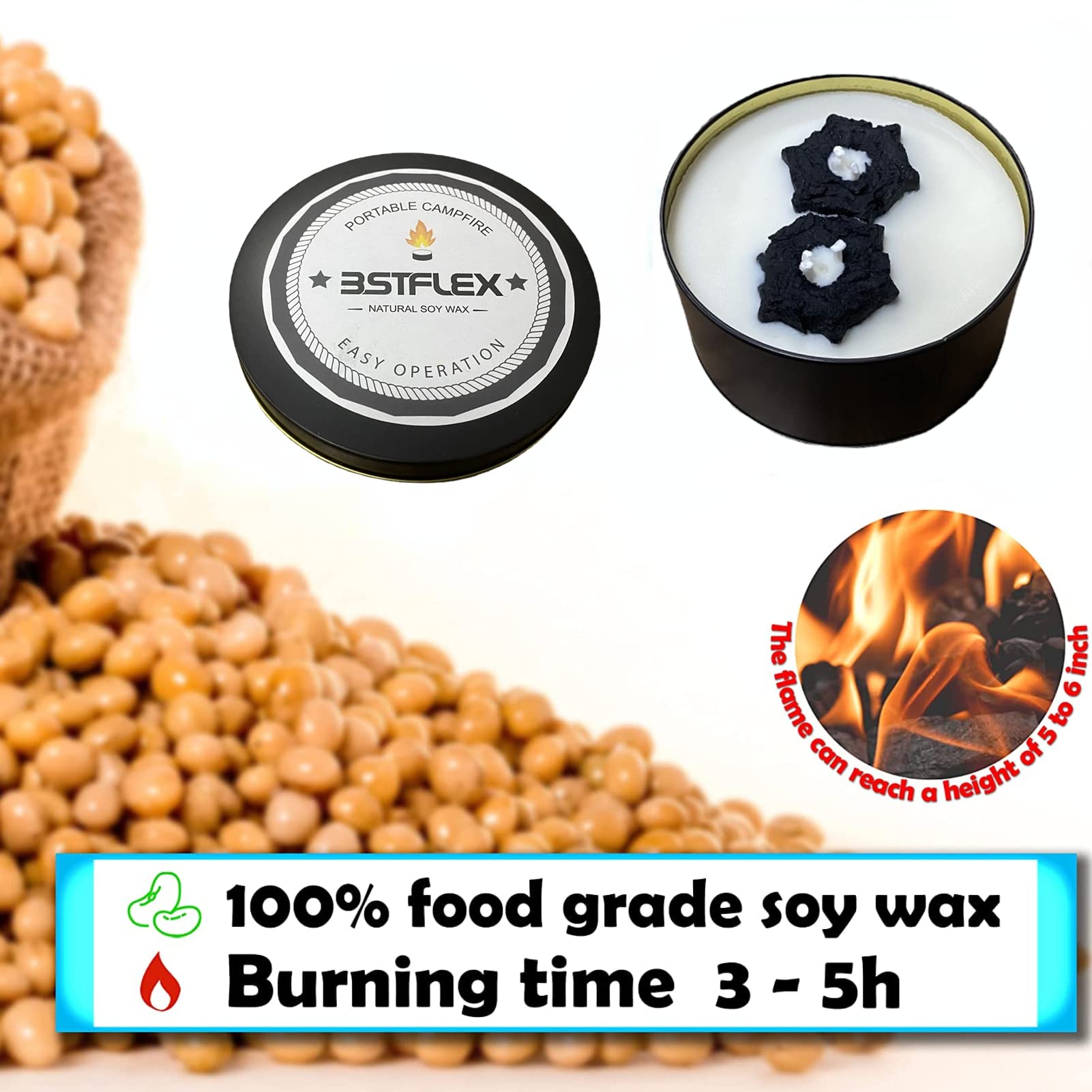 Snapklik.com : BSTFLEX 2 Pack Of City Bonfires (18.99 Each) Portable Fire Pit Compact And ...