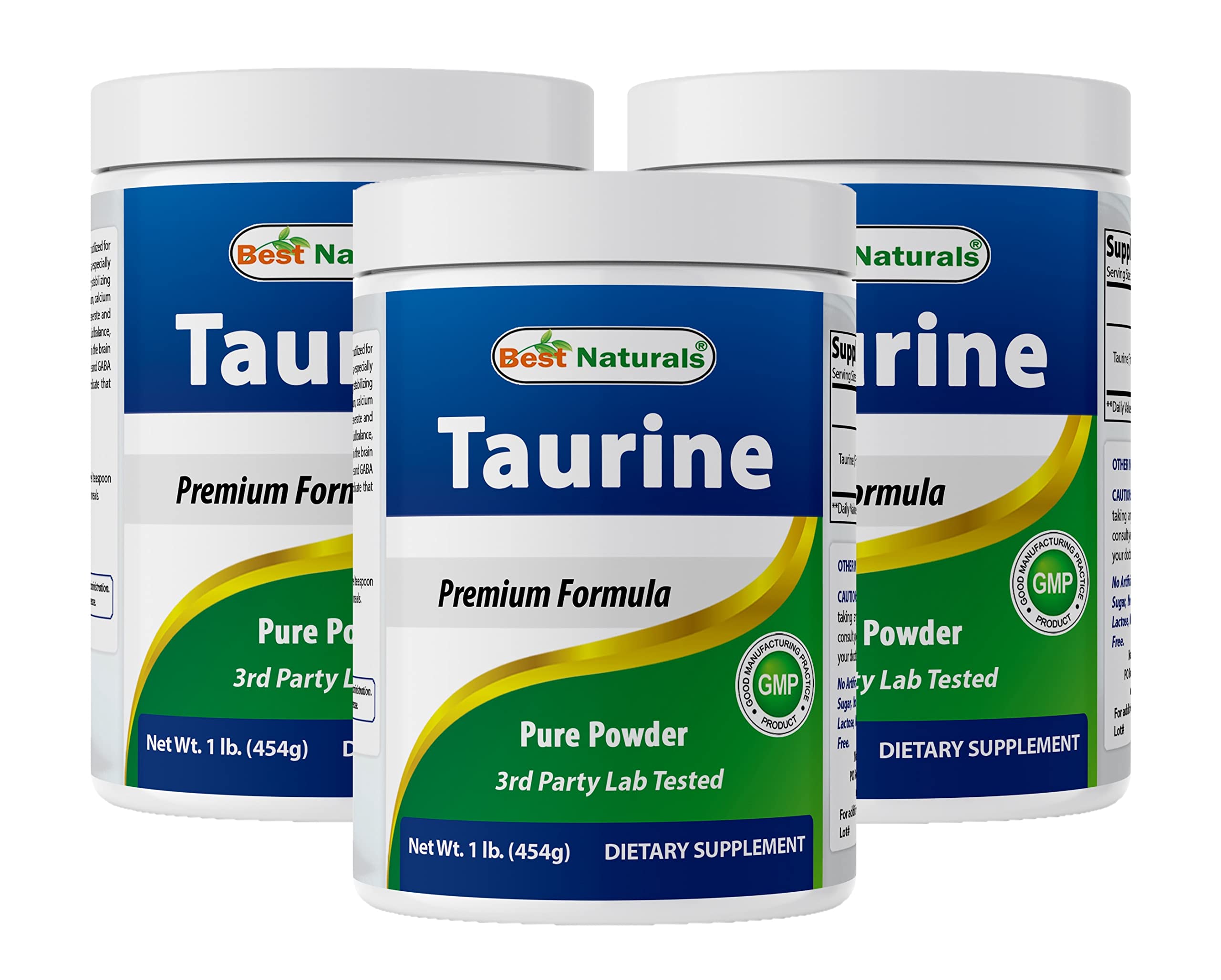 Amazon.com: Best Naturals 100% Pure Taurine Powder Free Form - Taurine ...