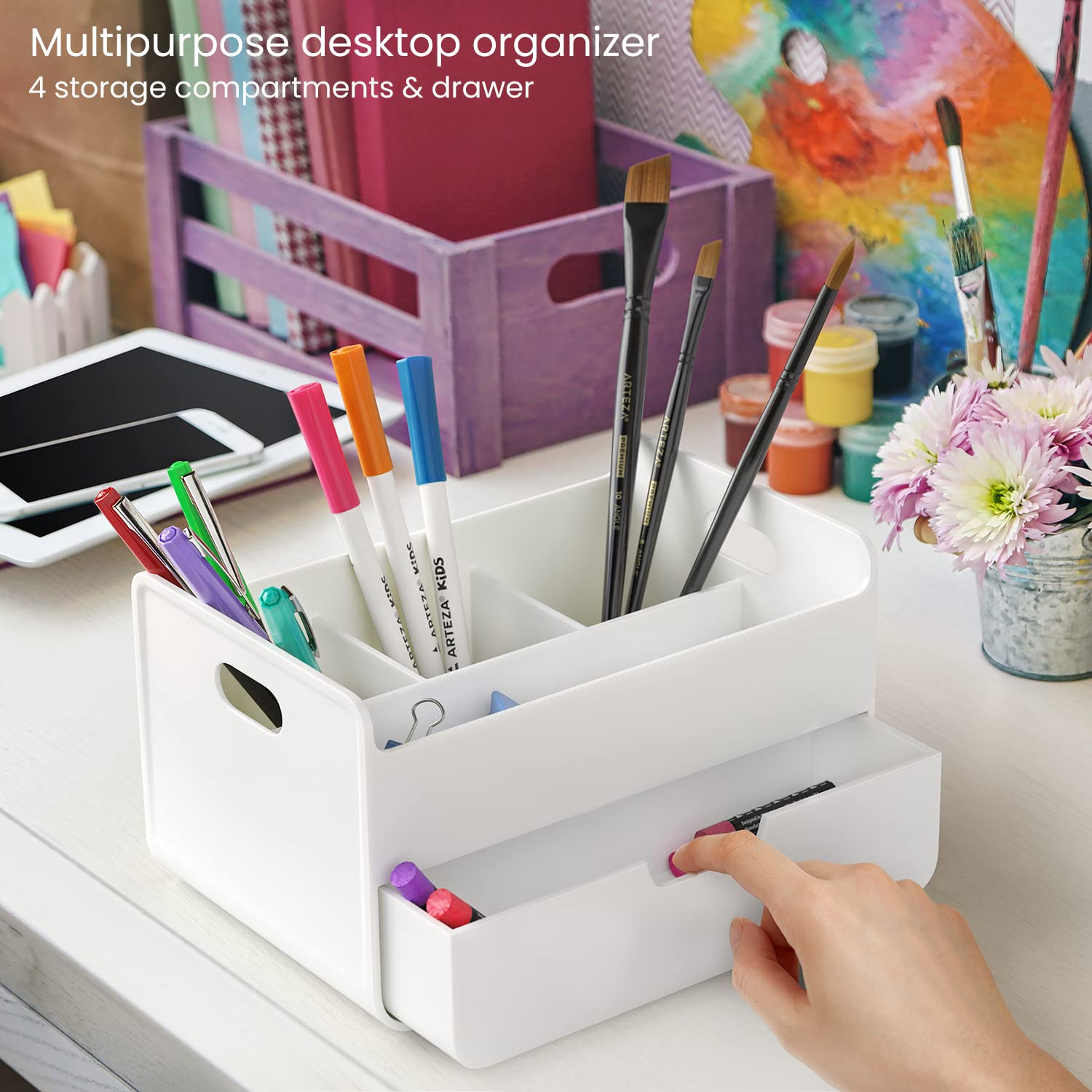 Snapklik.com : ARTEZA Small Desk Organizer