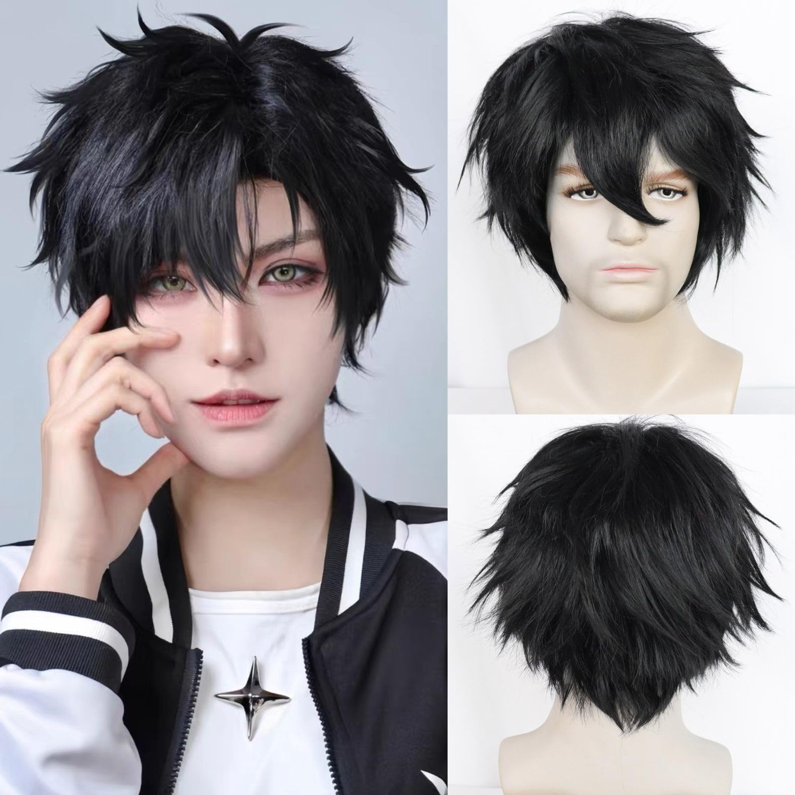 Anime Guys With Black Hair And Wings