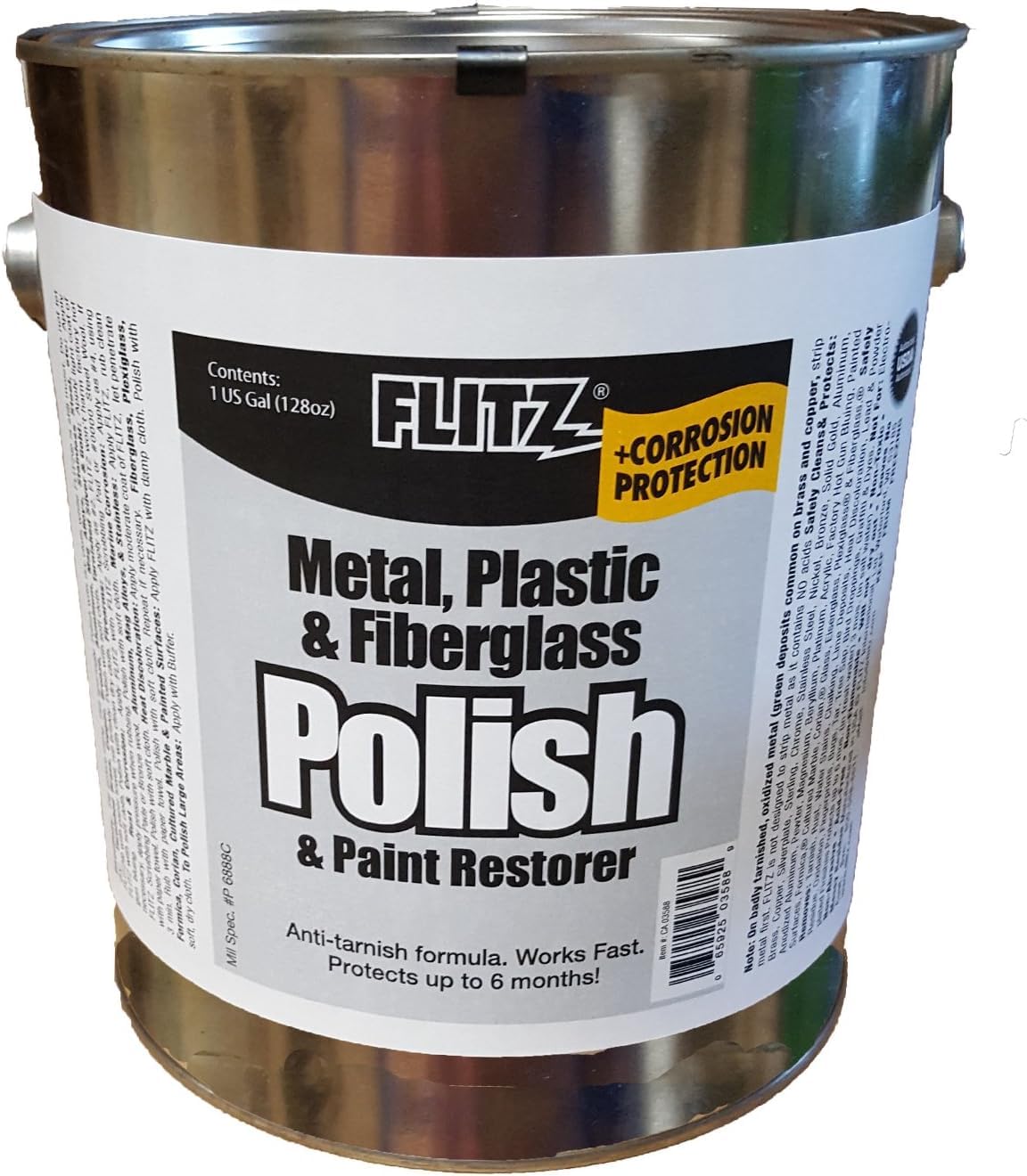 Snapklik.com : Flitz Multi-Purpose Metal Polish Paste - 1 Gallon Tub Of ...