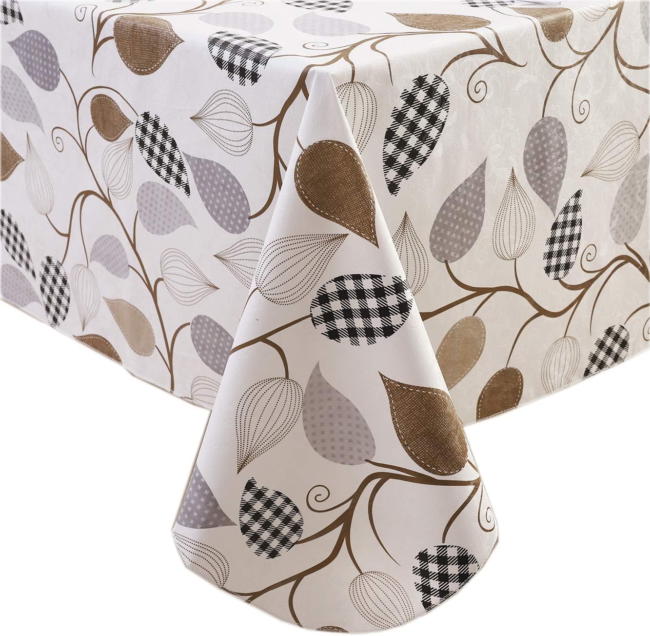 Amazon.com: TruDelve Heavy Duty Vinyl Table Cloth Plastic Table Cloths ...