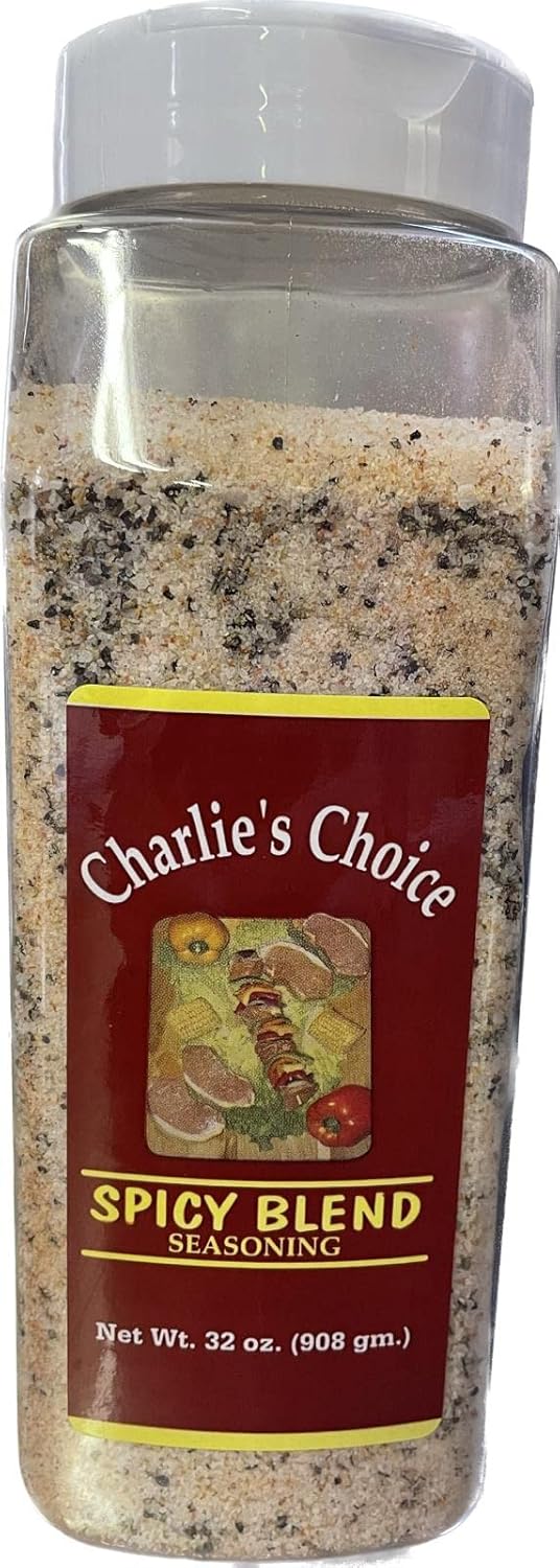 Amazon.com : Charlie’s Choice Spicy Blend Seasoning 32 Ounce Best for ...