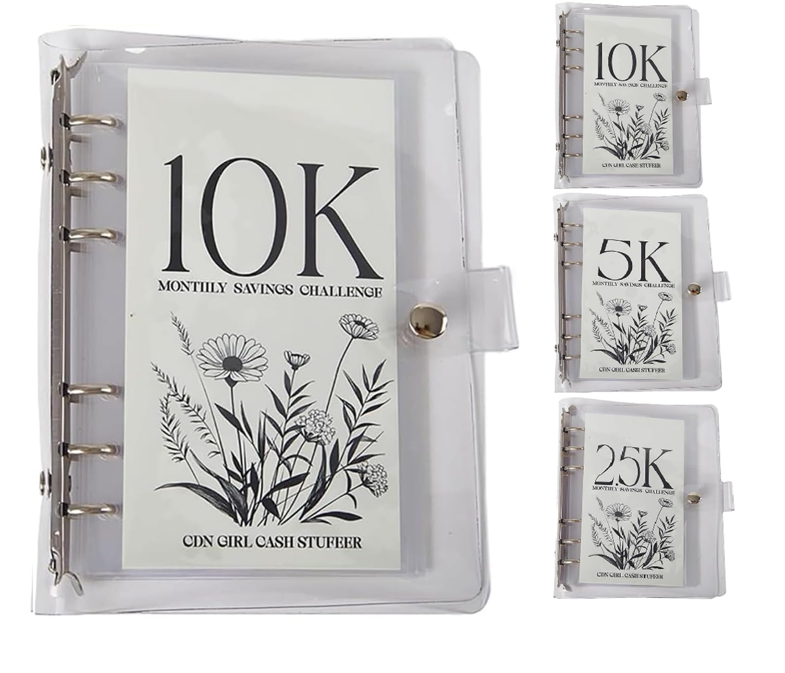Amazon.com: MORYLI 12-Month Envelopes Money Saving Challenge Binder ...