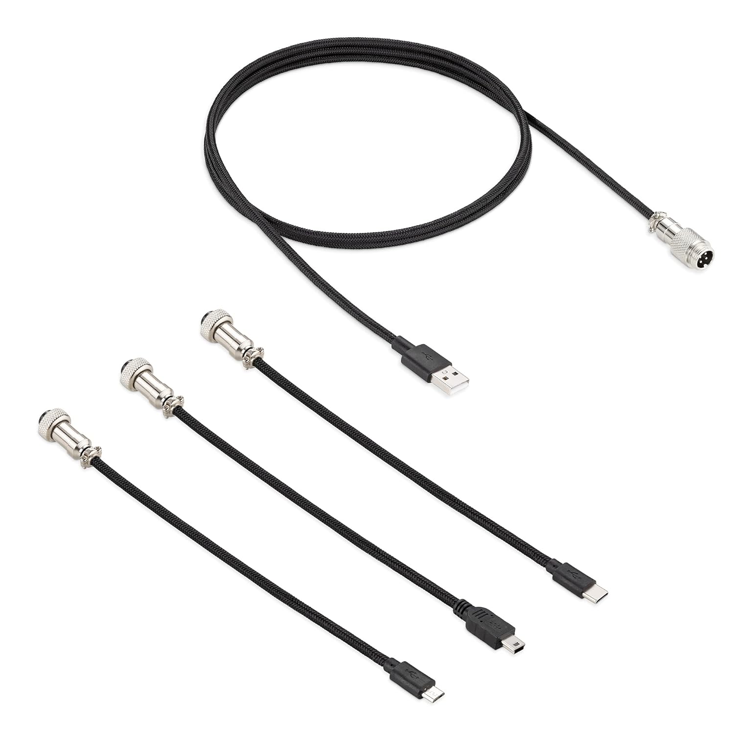 Amazon.com: kwmobile Aviator Keyboard Cable Connector Set (4 Pieces ...