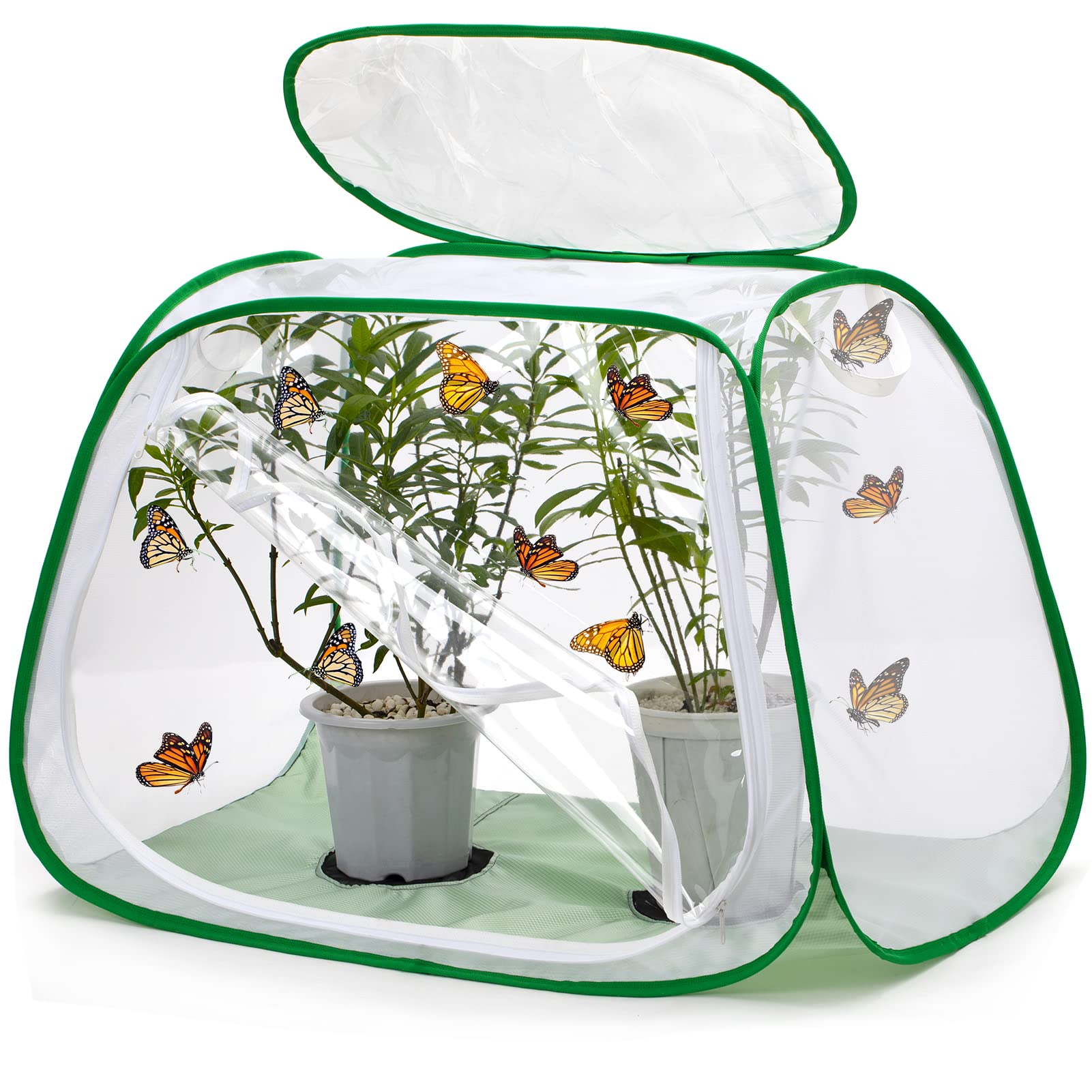 XingYunEr Outdoor Pop-up Large Insect and Butterfly Net Habitat?with ...