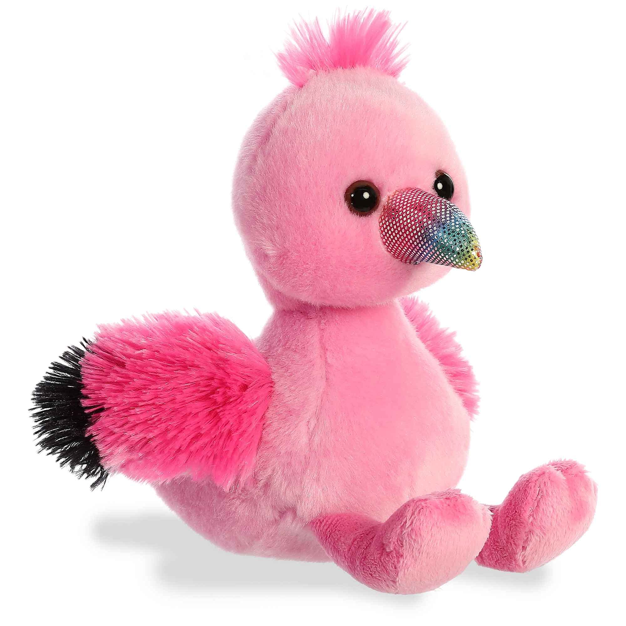 Amazon.com: Aurora® Adorable Mini Flopsie™ Fairy Flamingo™ Stuffed ...