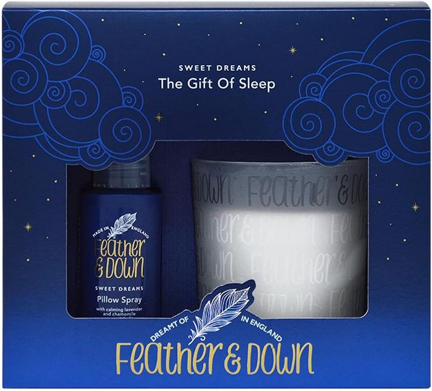 Feather & Down Sweet Dream Gift of Sleep (50ml Pillow Spray & 140g ...