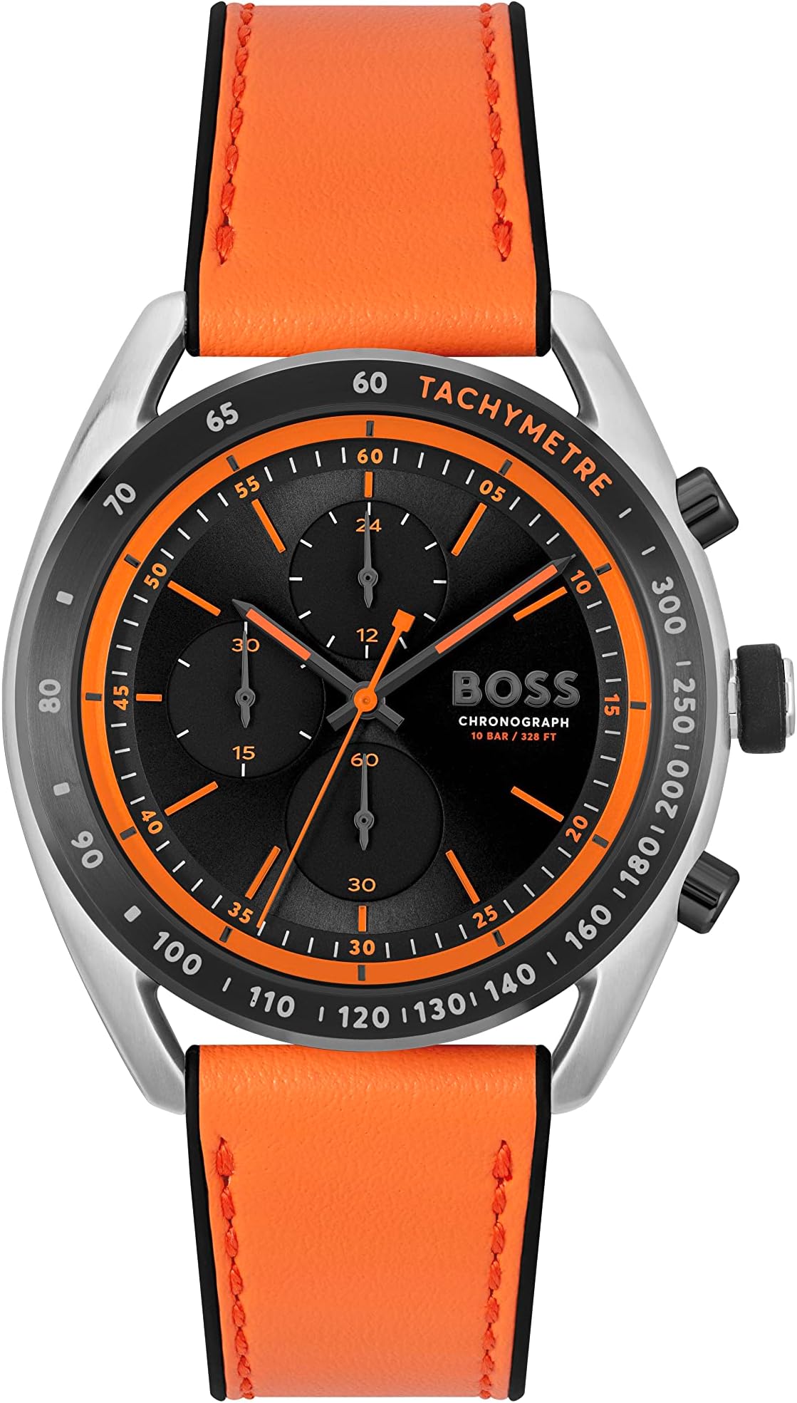 BOSS Montre Chronographe à Quartz pour Homme avec Bracelet en Cuir ...