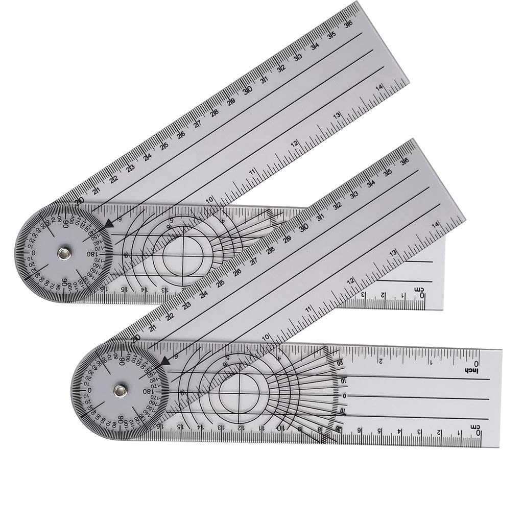 Buy Folding Medical Spine Scale Orthopedics Spine Ruler 360 Degree ...
